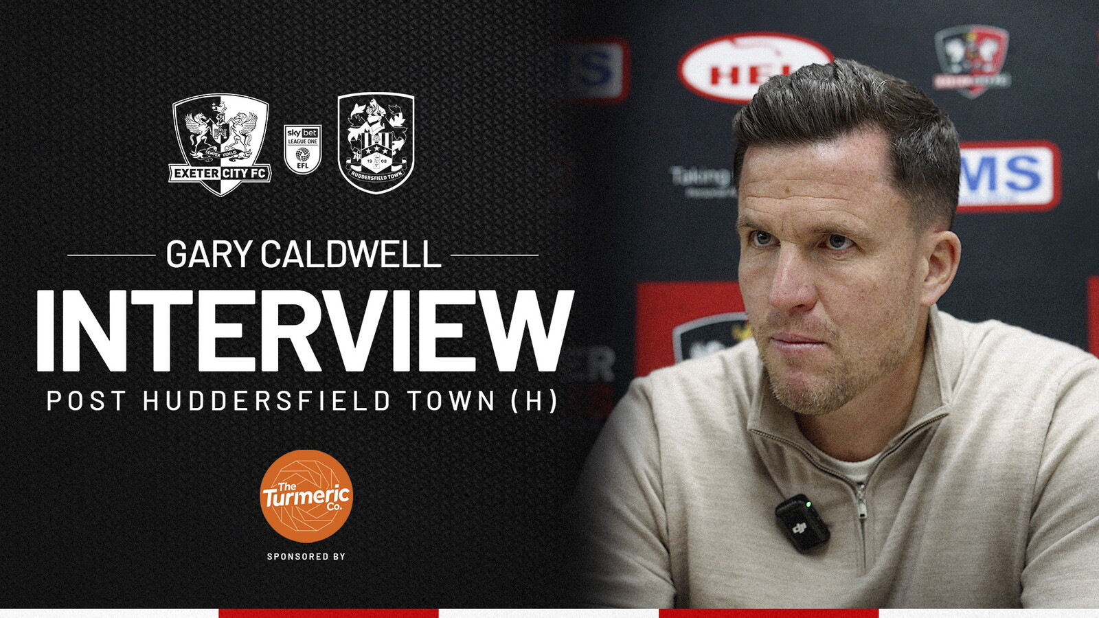 Gary Caldwell reacts to Huddersfield Town defeat (H) | Exeter City F.C.